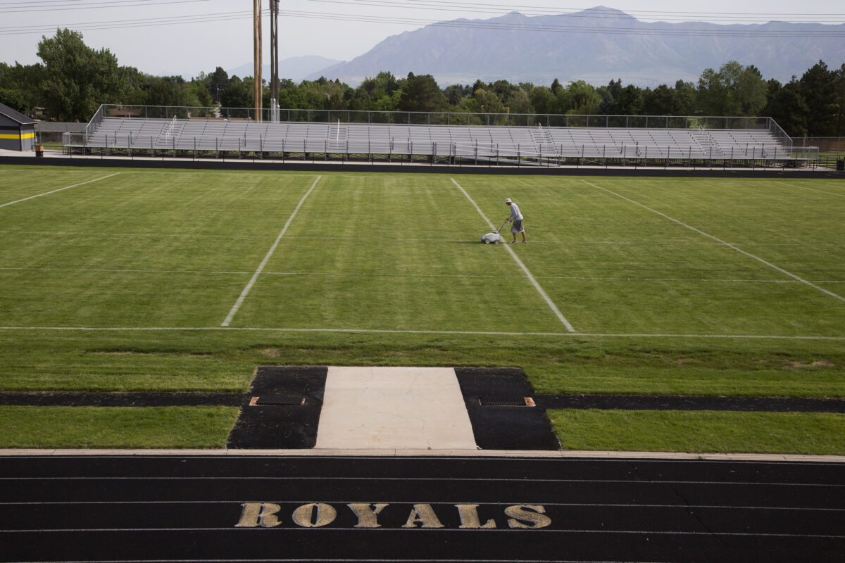 Upgrades underway at Roy High School track, football stadium | News ...